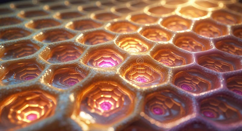 This Captivating Backdrop Features Vibrant Abstract 3D Shapes, Arranged ...