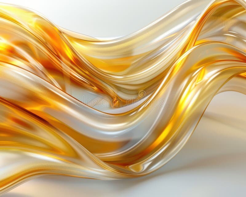 Abstract Amber Background with Modern Geometric Gold Patterns ...