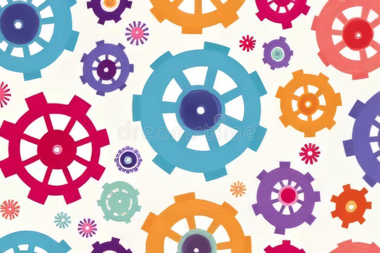 Gear Pattern Background Stock Illustrations – 36,999 Gear Pattern ...