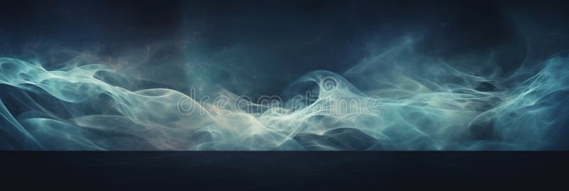 Captivating Banner Featuring Ethereal Wisps of Light, Mist in Stunning ...