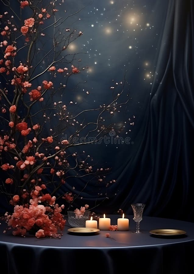 Captivating Banquet Backdrops Emotions Unveiled Stock Illustration ...