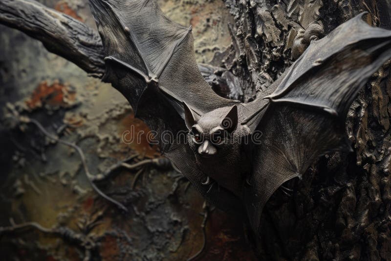 Captivating Bat Tree Forest Realistic Photo. Generate Ai Stock Photo ...