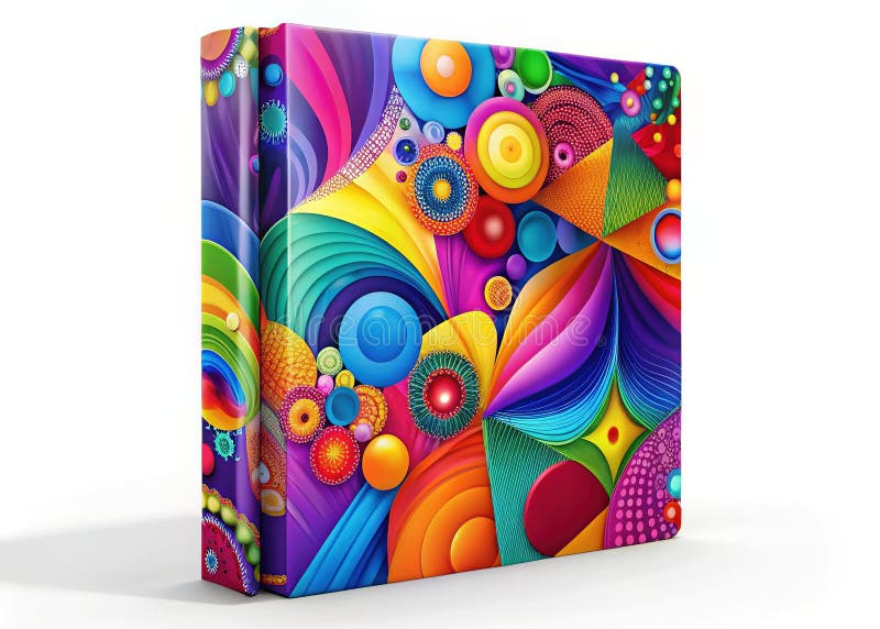 Captivating Binder Designs Colorful Patterned and Impactful Visuals for ...