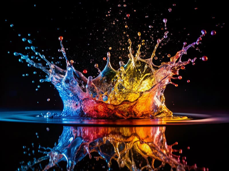 Captivating Black Water Splash Photography Dramatic Dark Water Stunning ...
