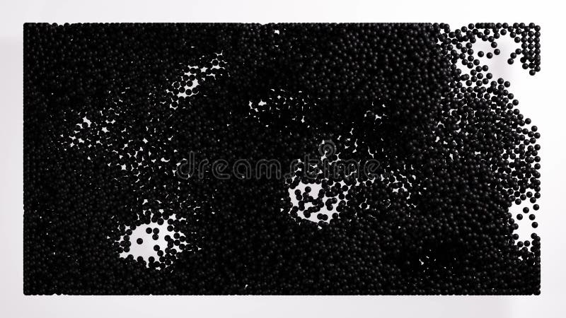 A Captivating Black and White Particle Flow Animation that Engages ...