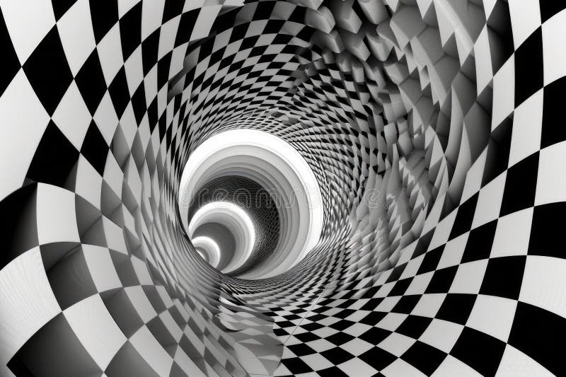 A Captivating Black and White Photo of a Spiral. Perfect for Graphic ...