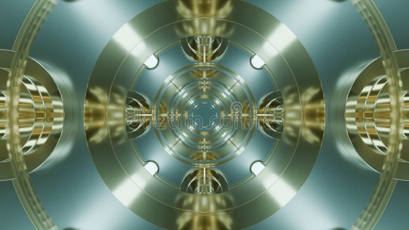 A Captivating Futuristic Abstract Design with Intricate, Symmetrical ...