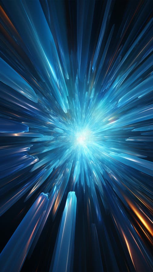 Captivating Blue Blur with Centric Movement Abstract Explosion Feel ...
