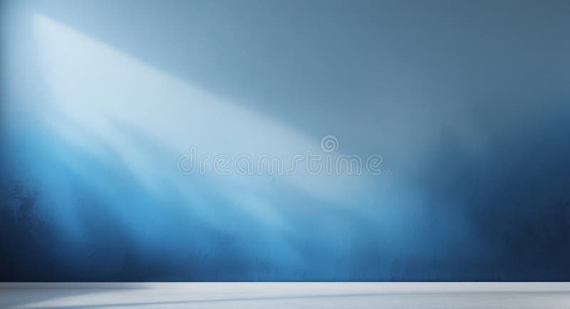 A Captivating Blue Gradient Abstract Studio Wall Background Stock Image ...
