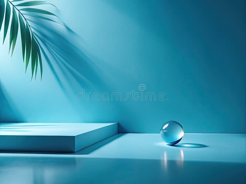 Captivating Blue Gradient Backdrop a Minimalist Studio Photography ...