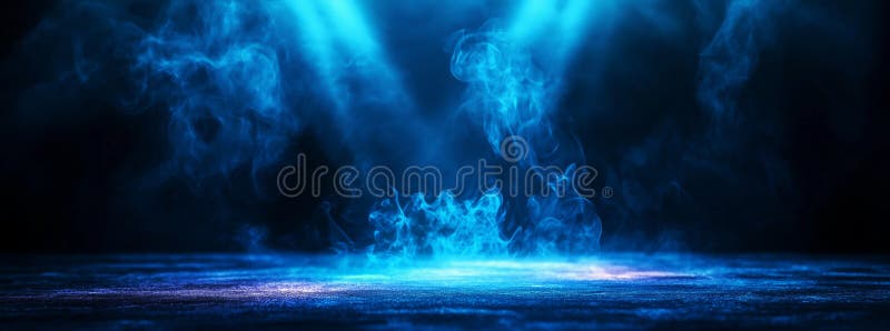 Captivating Blue Gradient Background Featuring Ethereal Smoke and ...