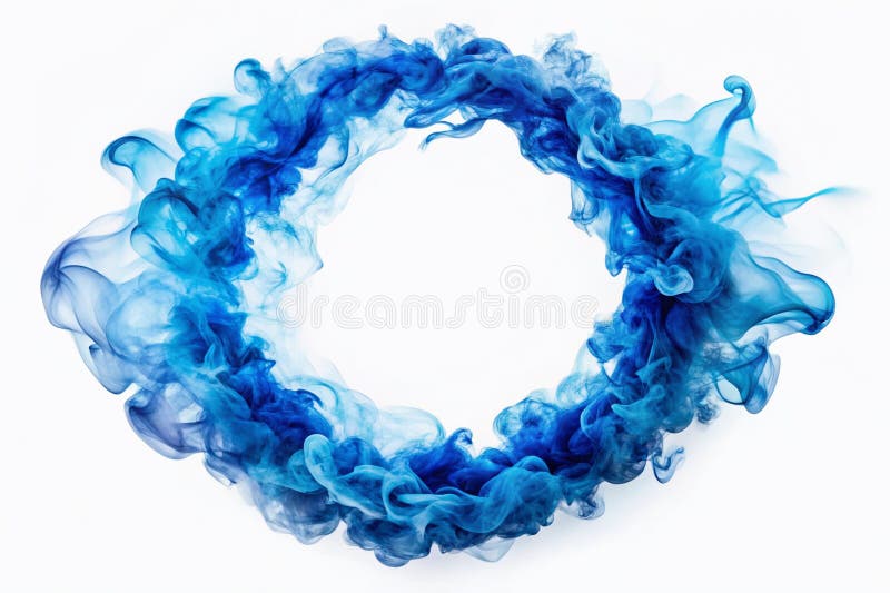 Captivating Blue Smoke Ring Design: a Versatile Visual Element for ...
