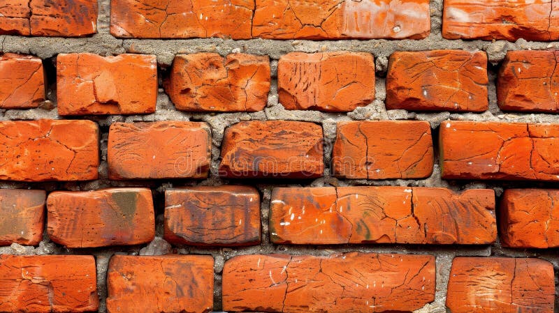 Captivating Brickwall Texture Featuring Wide, Lightcolored Reddish ...