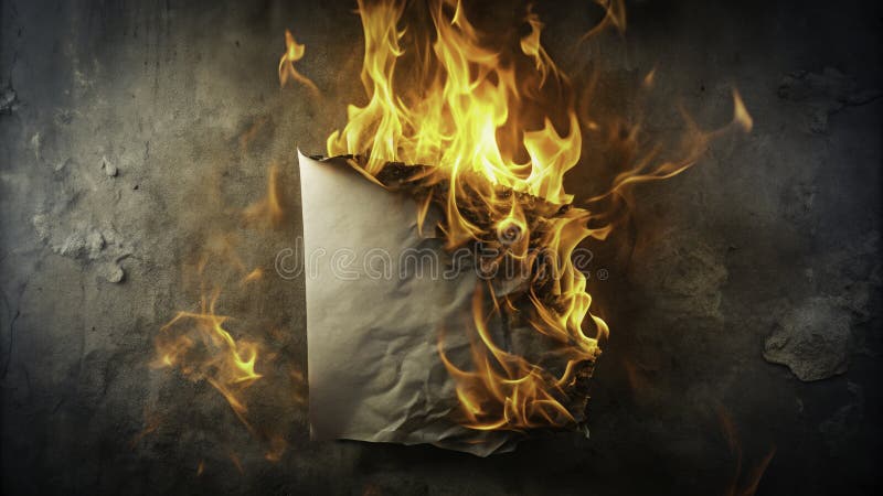Captivating Burning Paper Poster Mockup: a Realistic Visual Aid for ...