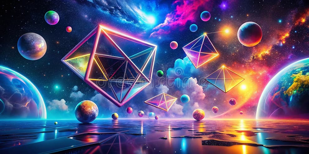 Captivating Business Presentation Template a Surreal Design Featuring ...