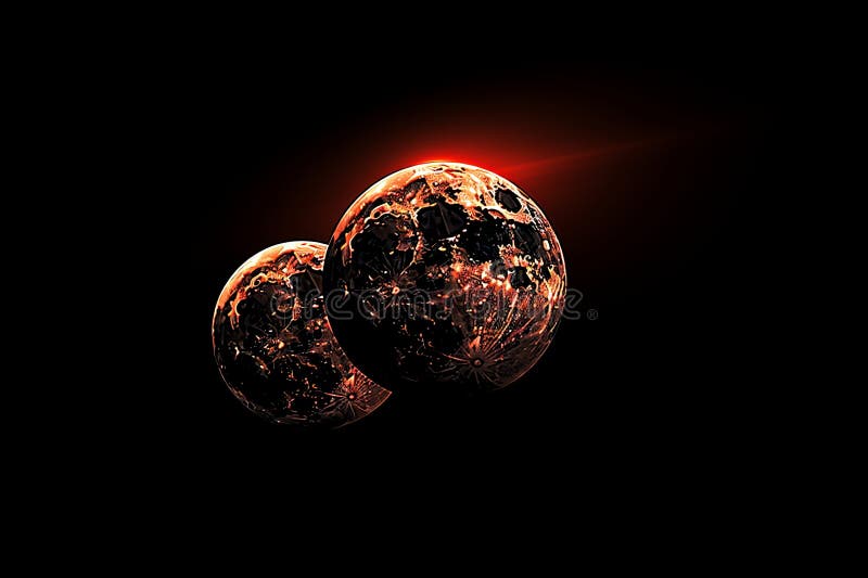 Captivating Celestial Event Radiant Lunar Eclipse with a Full Moon ...