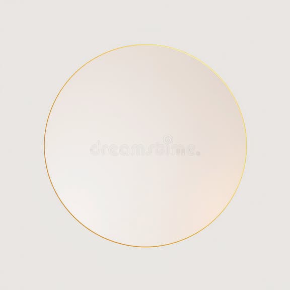 Elegant Geometric Circle Frame Design Soft Hues Subtle Gradients for ...