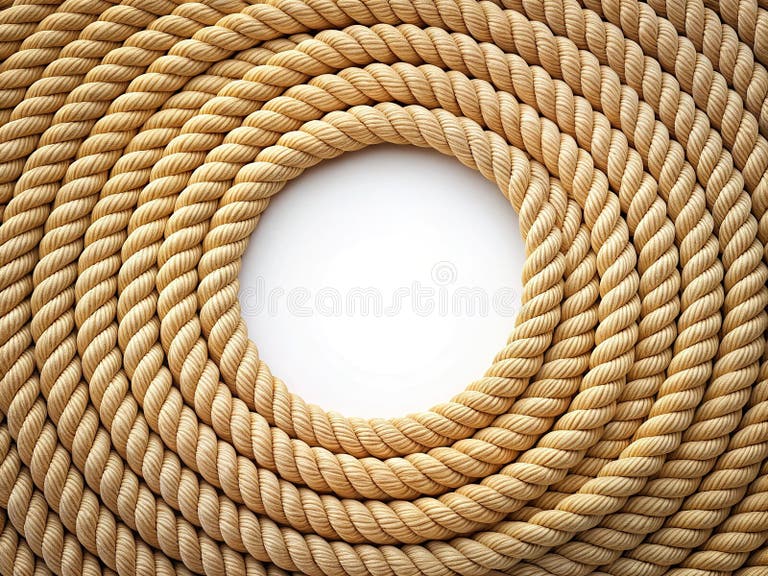 Elegant Circular Rope Border a Stylish Abstract Background for Posters ...