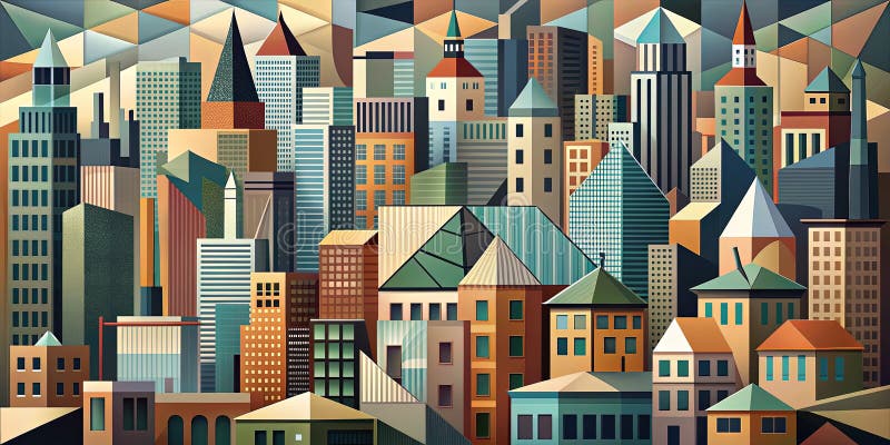 A Cubist Vision of Urban Decay Geometric Fragments of a Shattered ...