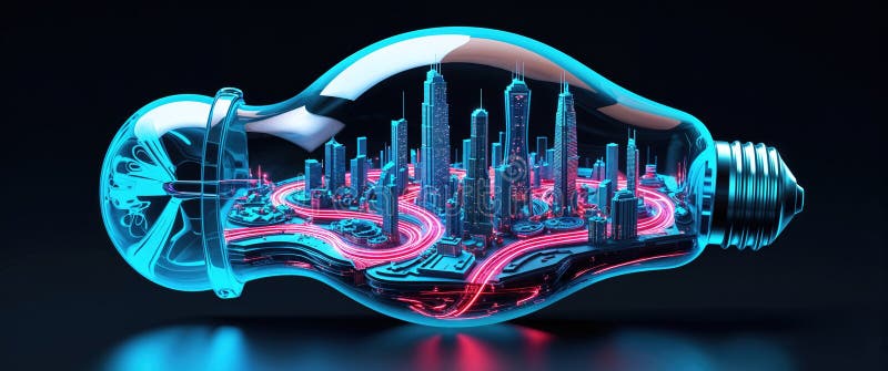 A Captivating Cityscape is Meticulously Crafted Inside a Translucent ...