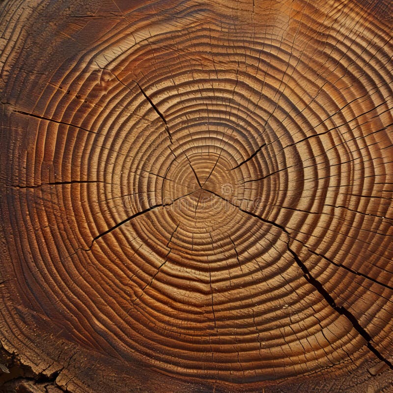 Captivating Close-up of Intricate Tree Rings Pattern, Generative AI ...