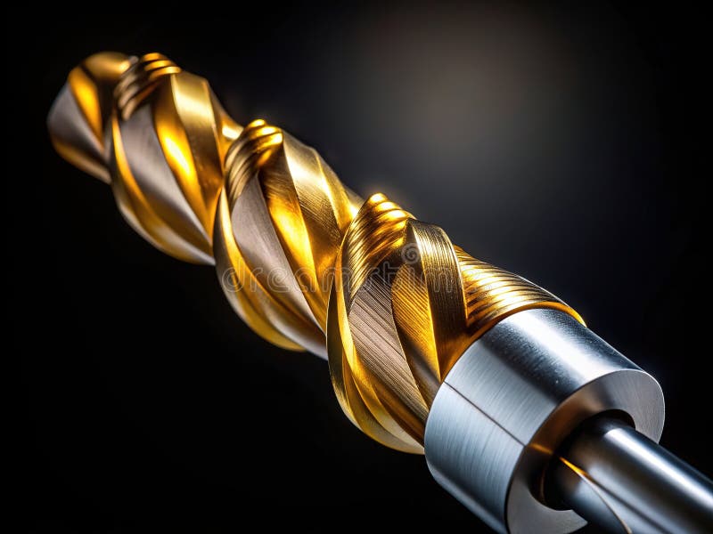 Detailed Closeup of a Drill Bit HighQuality Industrial Photography ...