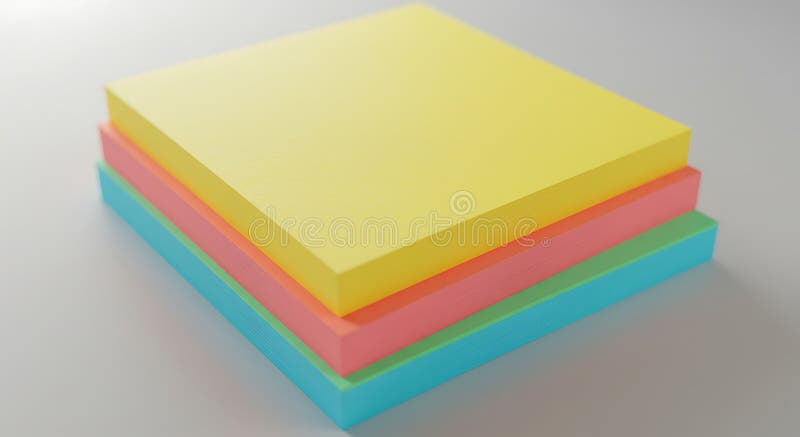 Stack of Colorful Sticky Notes Ready for Organization and Note-Taking ...