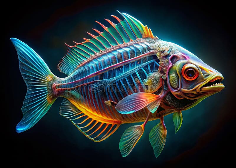 Unveiling the XRay Fish a CloseUp Look at Underwater Bioluminescence ...