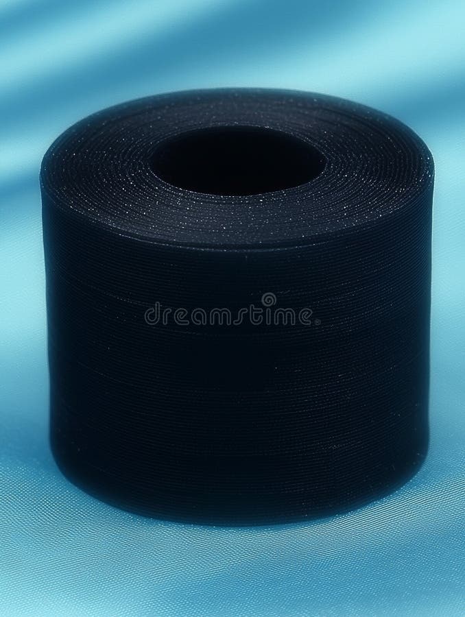 A Captivating Close-up of a Sleek, Cylindrical Object with a Central ...