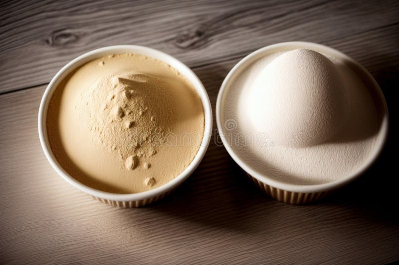 A Captivating Close Up of Wheat Flour in Soft Lighting.AI Generated ...