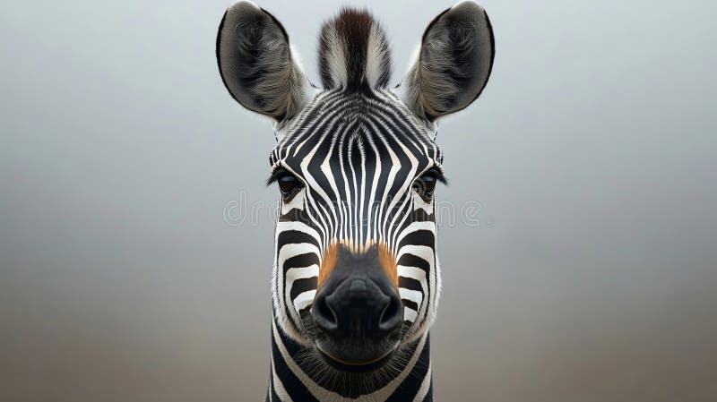 Captivating Close Up of a Zebra in Its Natural Habitat Stock ...