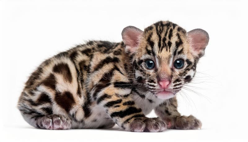 Twomonthold Clouded Leopard Cub Stock Illustrations – 4 Twomonthold ...