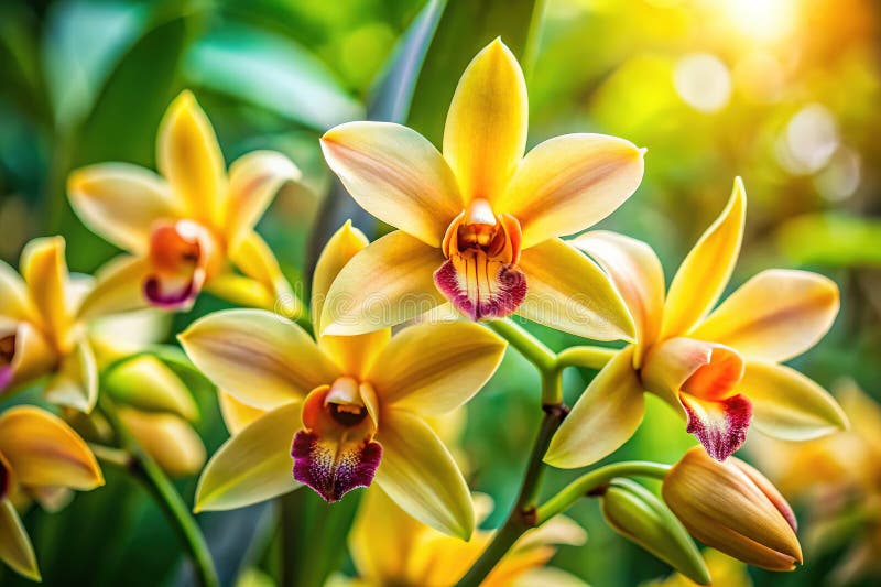A Captivating Closeup of Vanilla Orchid Pollination Exquisite Botanical ...