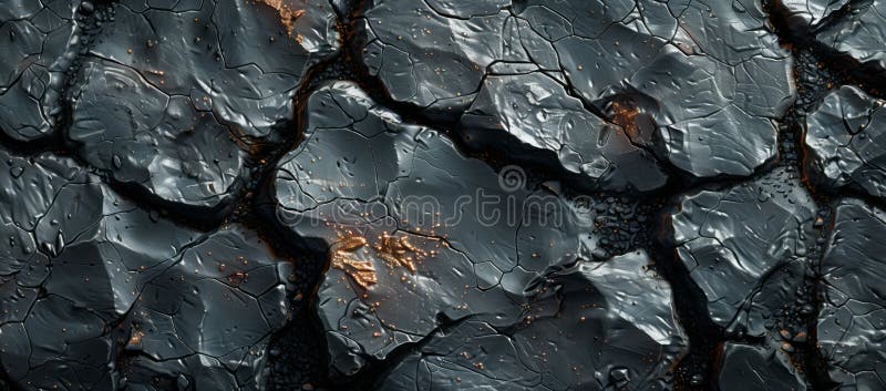 A Textured Cracked Surface Featuring Dark Hues and Beautiful Rust ...