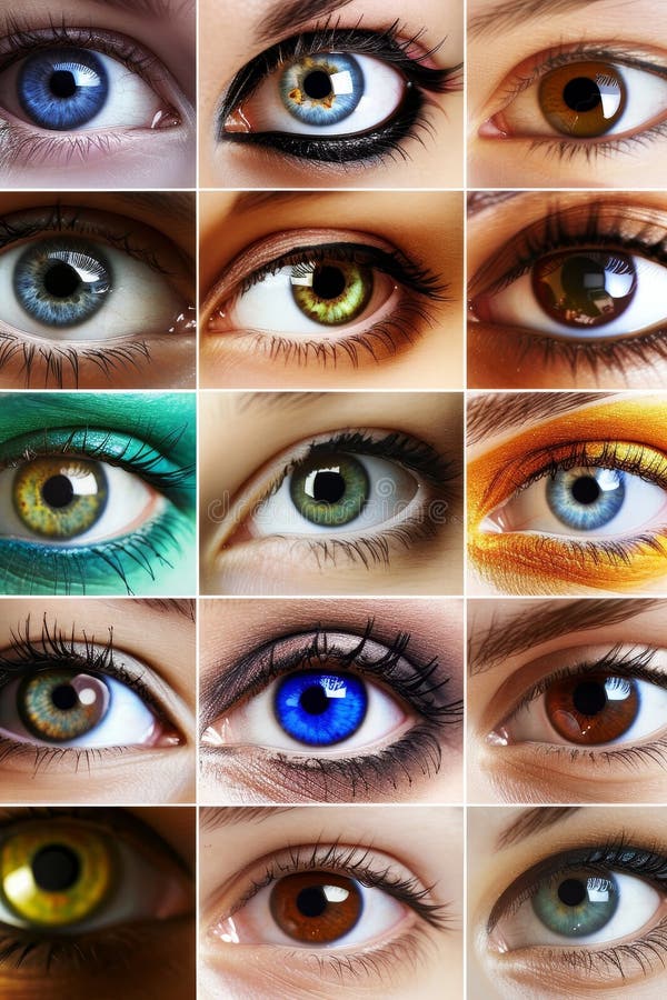 Captivating Collage Diverse Human Gaze in Intricate Composition of ...