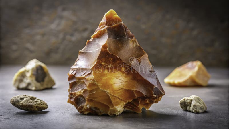 Evolution of Flint Tools: Isolated Vector Icon Collection for ...