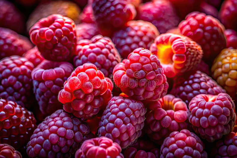 A Captivating Collection of Isolated Raspberries Night Photography ...
