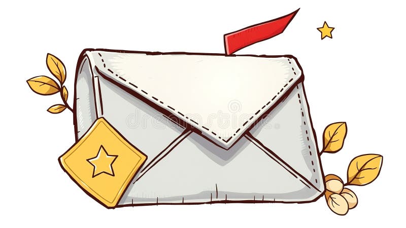 Clean and Modern Mail Design Elements Flat Illustration Pack for Email ...