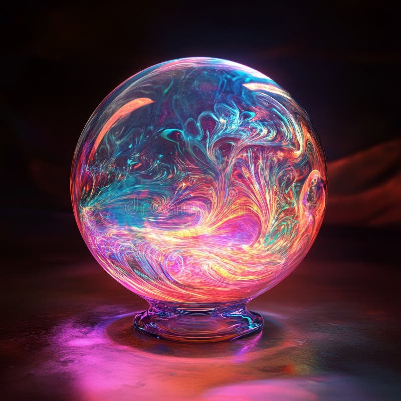 Captivating Colorful Sphere: a Mesmerizing Fusion of Light and Artistic ...