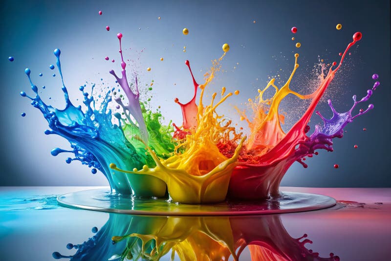 Captivating Colorful Splash Design a Modern Marketing Tool for ...