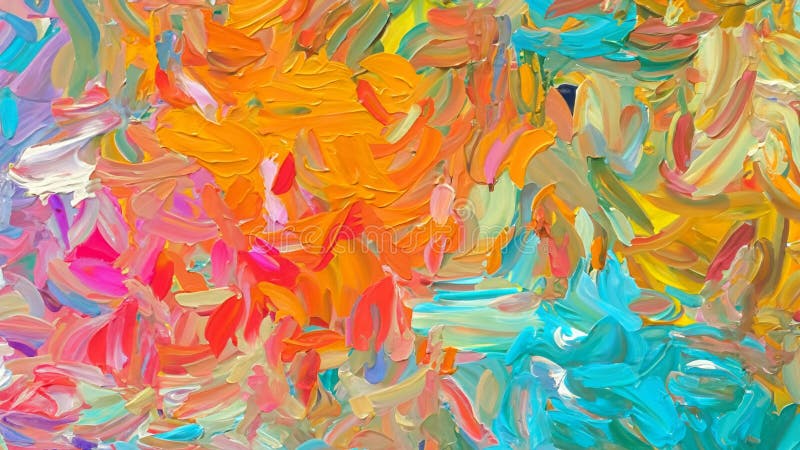 Captivating Colors: Oil Painting for Background Use Stock Photo - Image ...