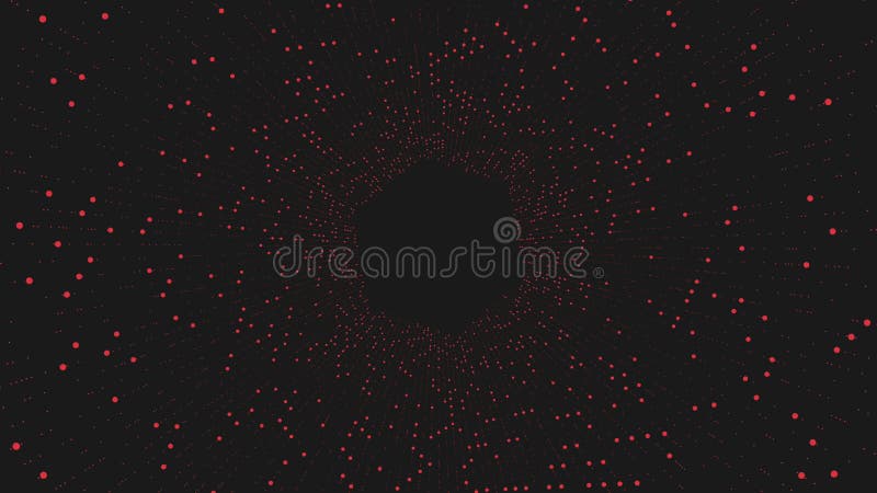 Captivating Composition Red Dots Unveil Dynamic Patterns on Black Background Stock Footage ...