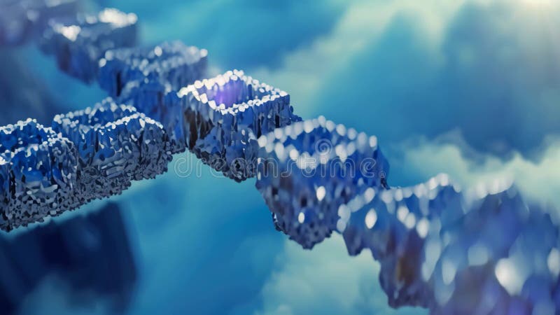 A Captivating Computer-generated Video Showcasing Floating Cubes ...