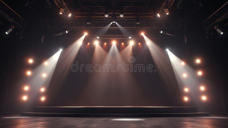 Captivating Concert Stage Design a Stunning Digital Rendering of a Live ...