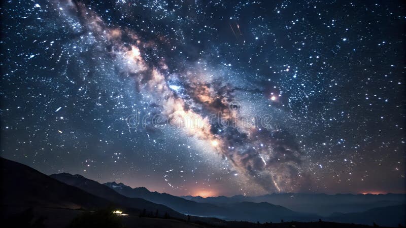 Captivating Cosmic Panorama Showcasing a Dazzling Array of Stars in the ...