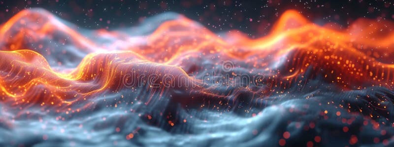 Captivating 3D Abstraction a Stunning Render Perfect for Banners and ...