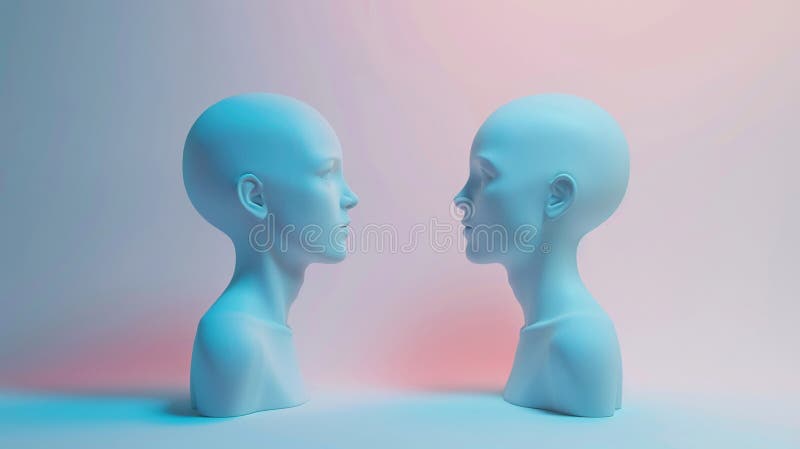 A Captivating 3D Illustration of a Persons Head with a Glowing Brain ...