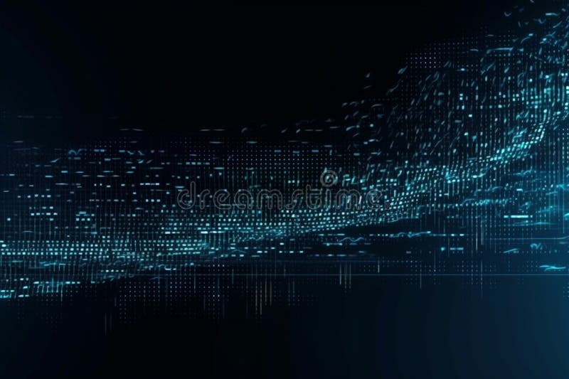 3d Illustration of Abstract Technology Background with High Tech and ...