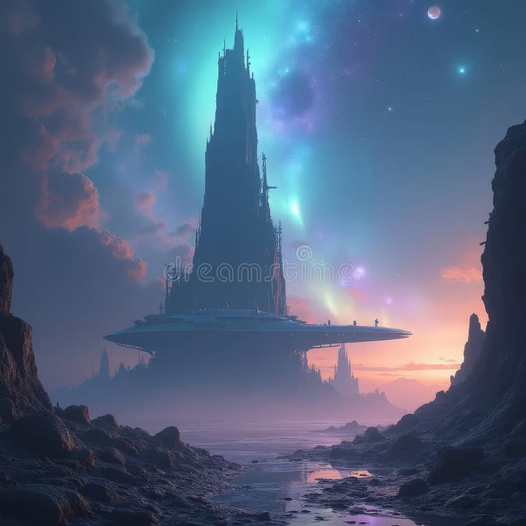 This Captivating 3D 4K Image Features a Towering Alien Structure ...