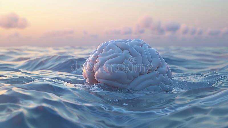 A Captivating 3D Model of a Brain with New Neurons Forming Representing ...